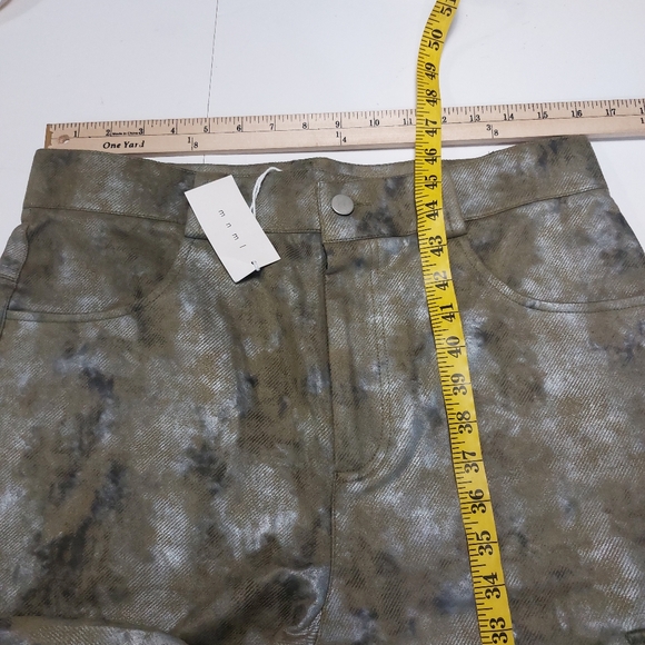 MNML | Pants | Mnml Olive Green Color Mens Baggy Dual Tone Suaded Cargo ...